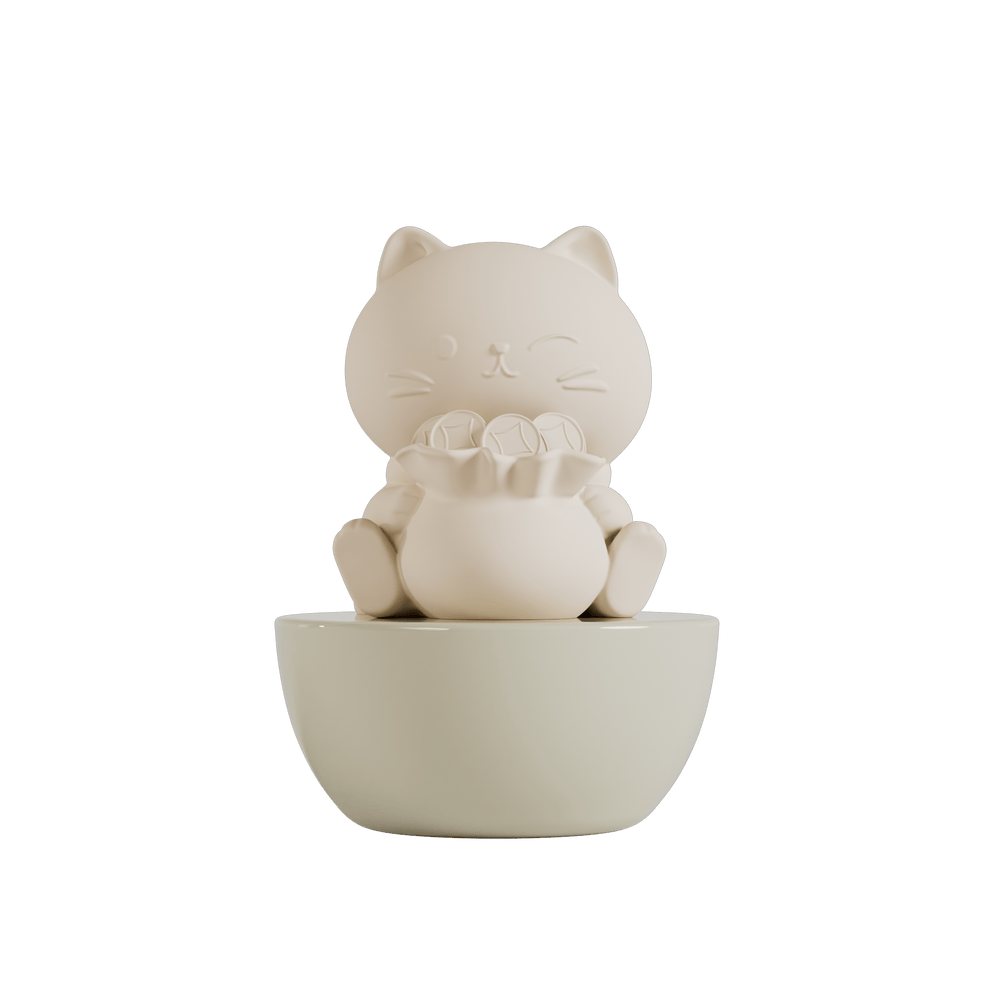 Clay Diffuser Daikichi Cat | HYSSES SG – Hysses Official