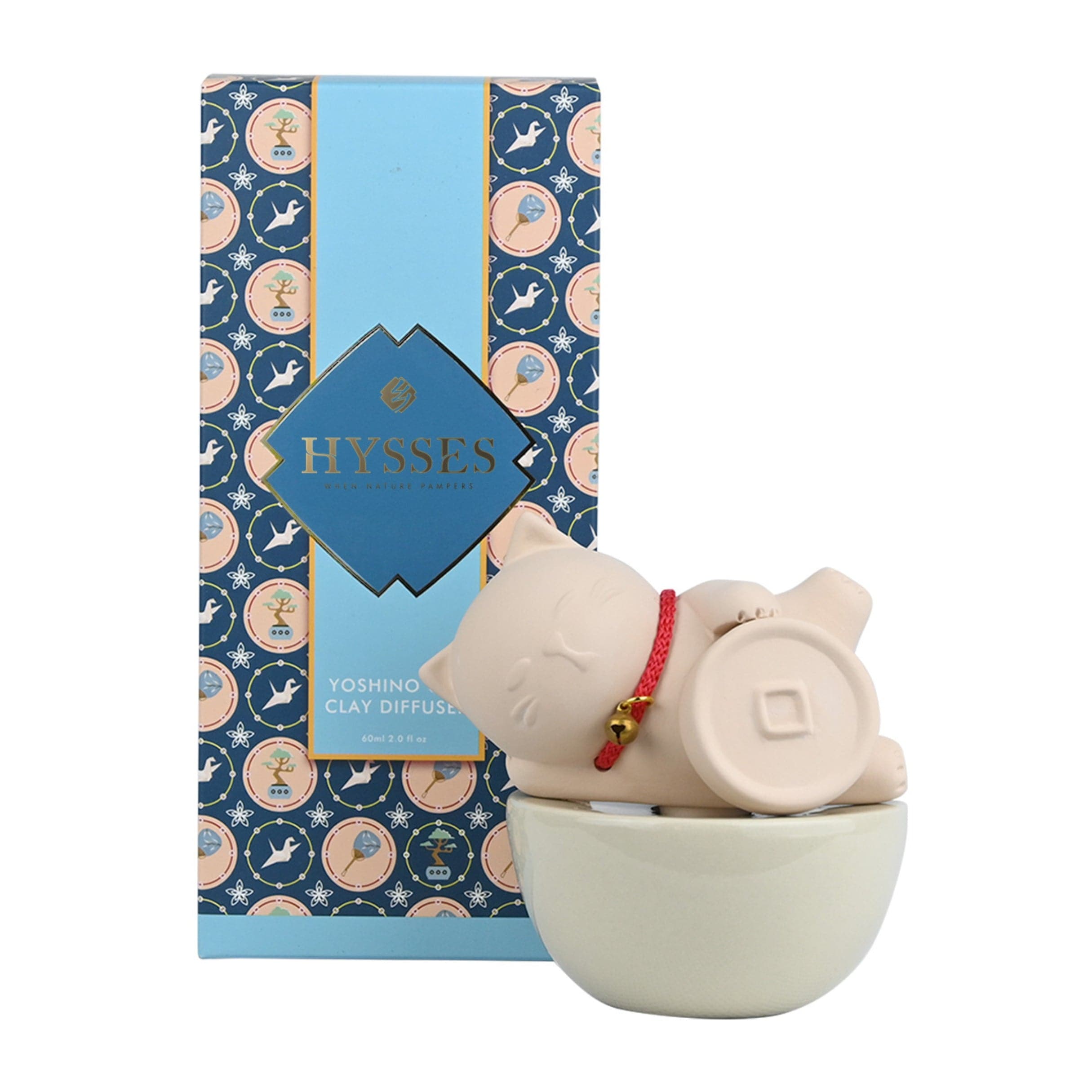Clay Diffuser Yoshino Cat | HYSSES SG – Hysses Official