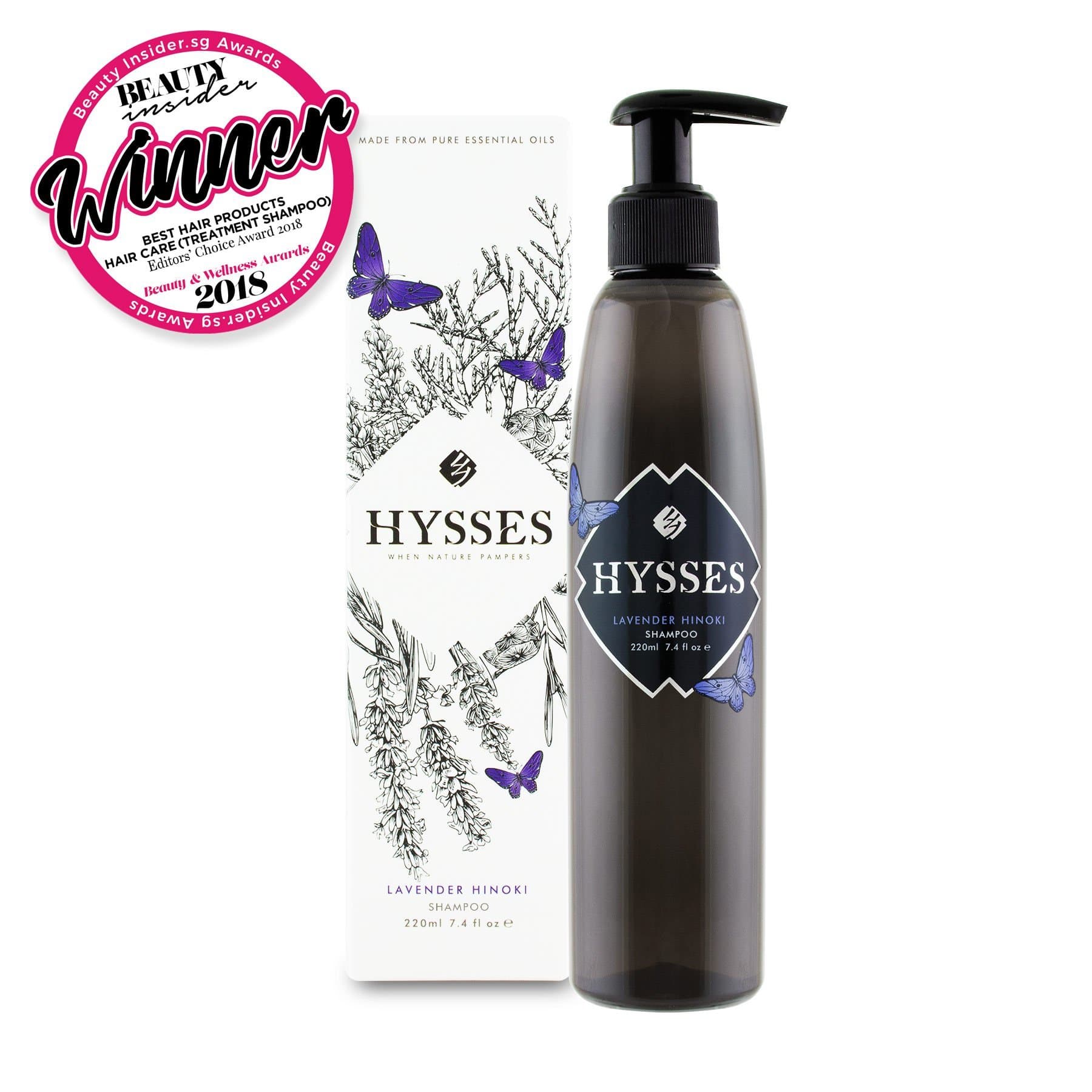 100% Natural Botanical Shampoo with Essential Oils - HYSSES Singapore ...