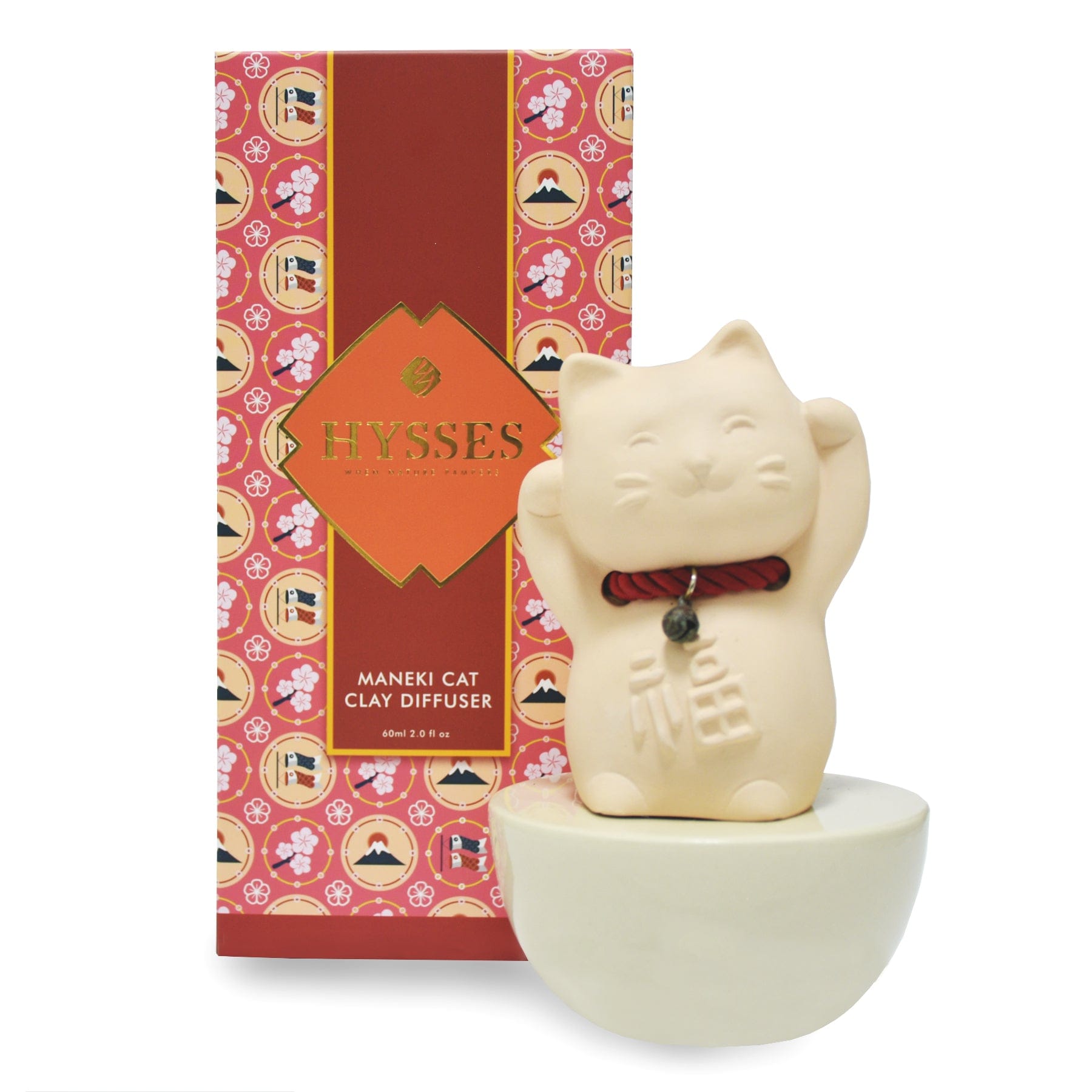Maneki Cat Clay Diffuser - Hysses Singapore